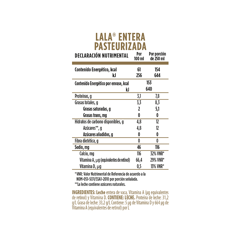 Leche Lala® Fresca Entera | Lala | Grupo Lala