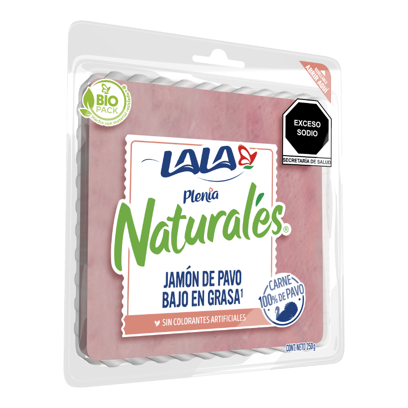 Lala Plenia®️ Natural’es Jamón Virginia de Pavo