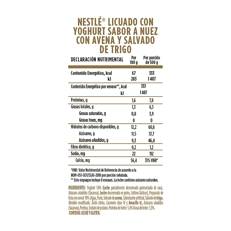 Licuado Nuez | Nestlé | Grupo Lala