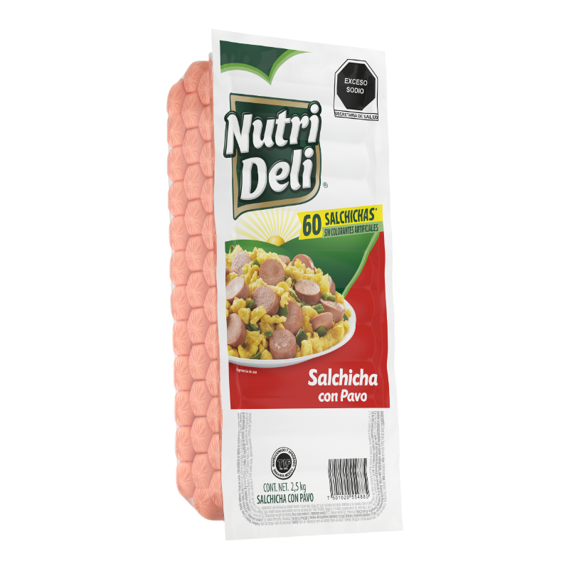 Nutri Deli® Salchicha de Pavo | Nutri | Grupo Lala