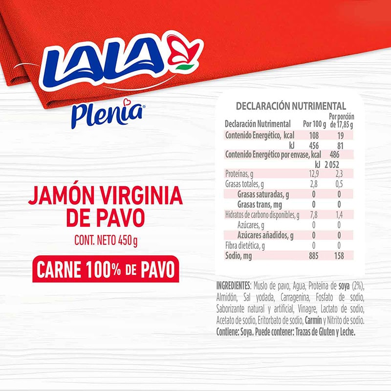 Lala Plenia® Jamón Virginia de Pavo