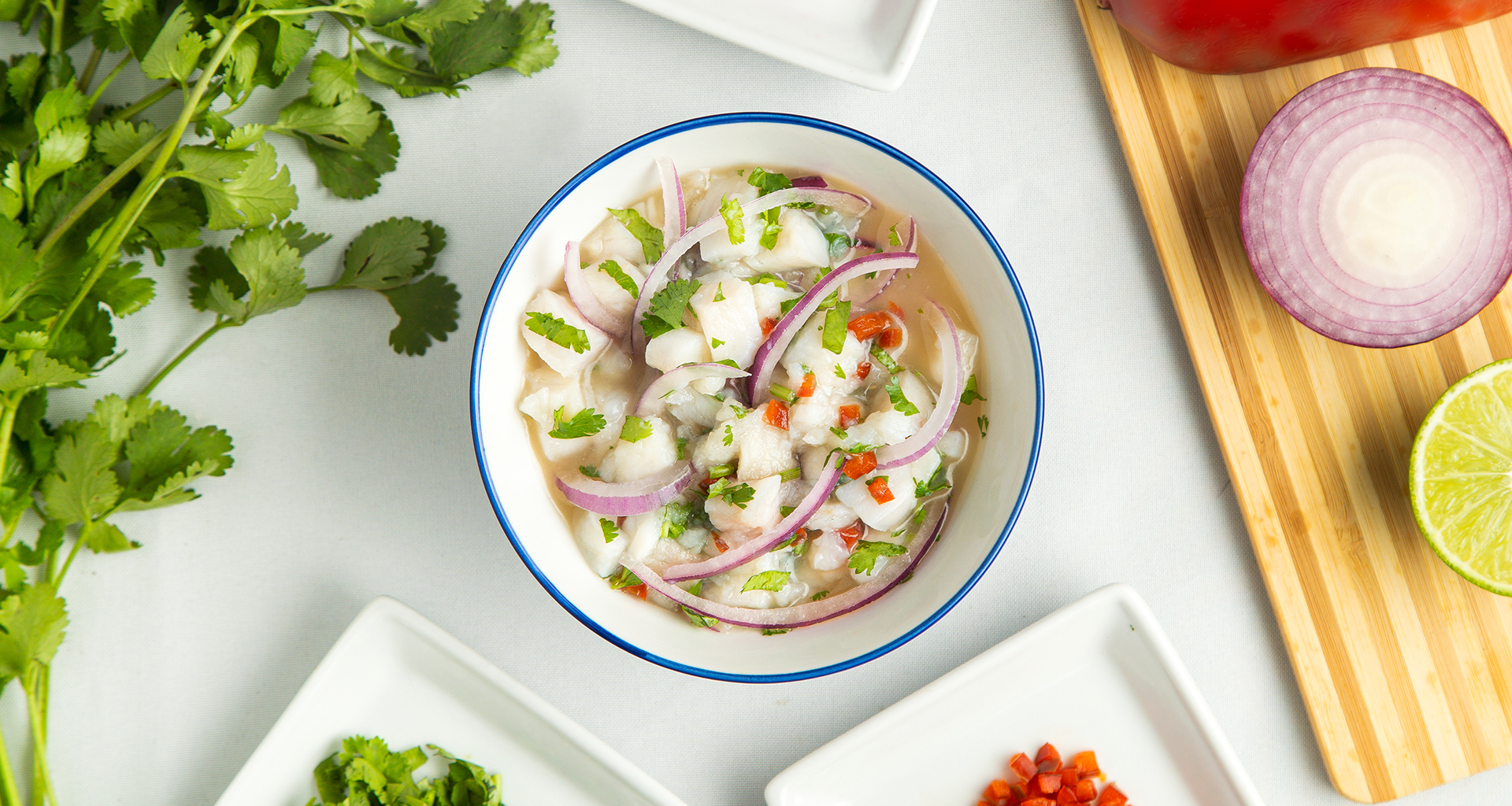 Ceviche cremoso de pescado